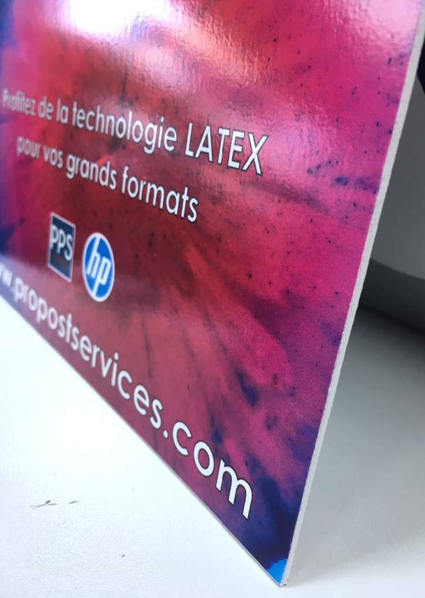 Plaque forex PVC • Imprimerie Propost Services à Rouen